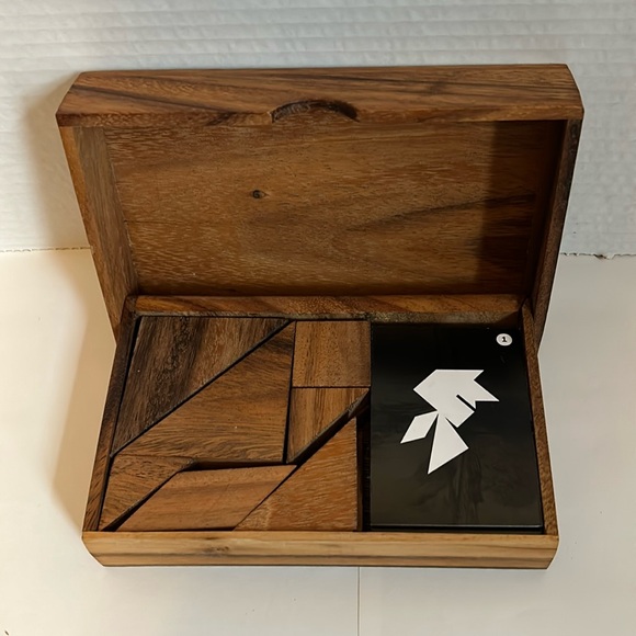 Tangram | Games | Logic Tangram Wooden Puzzle Game With Play Cards ...
